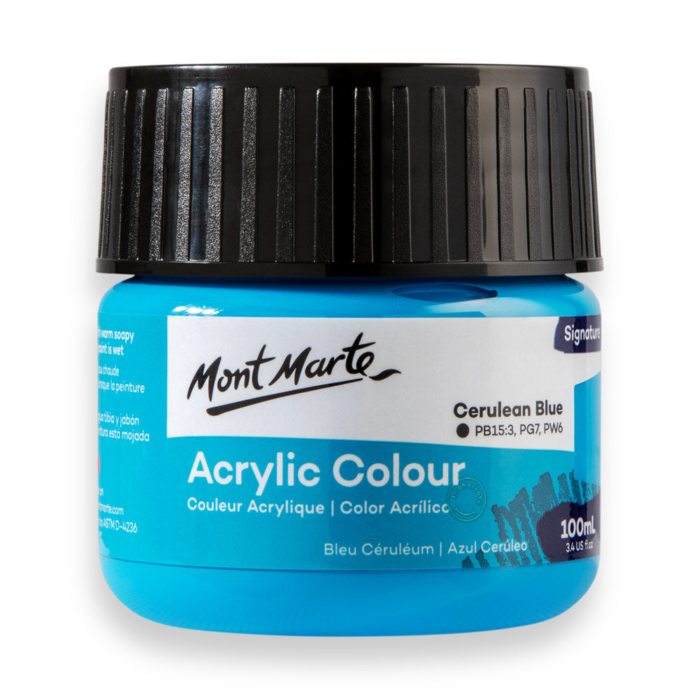Mont Marte Acrylic Colour Paint Signature 100ml (3.4 US fl.oz ...