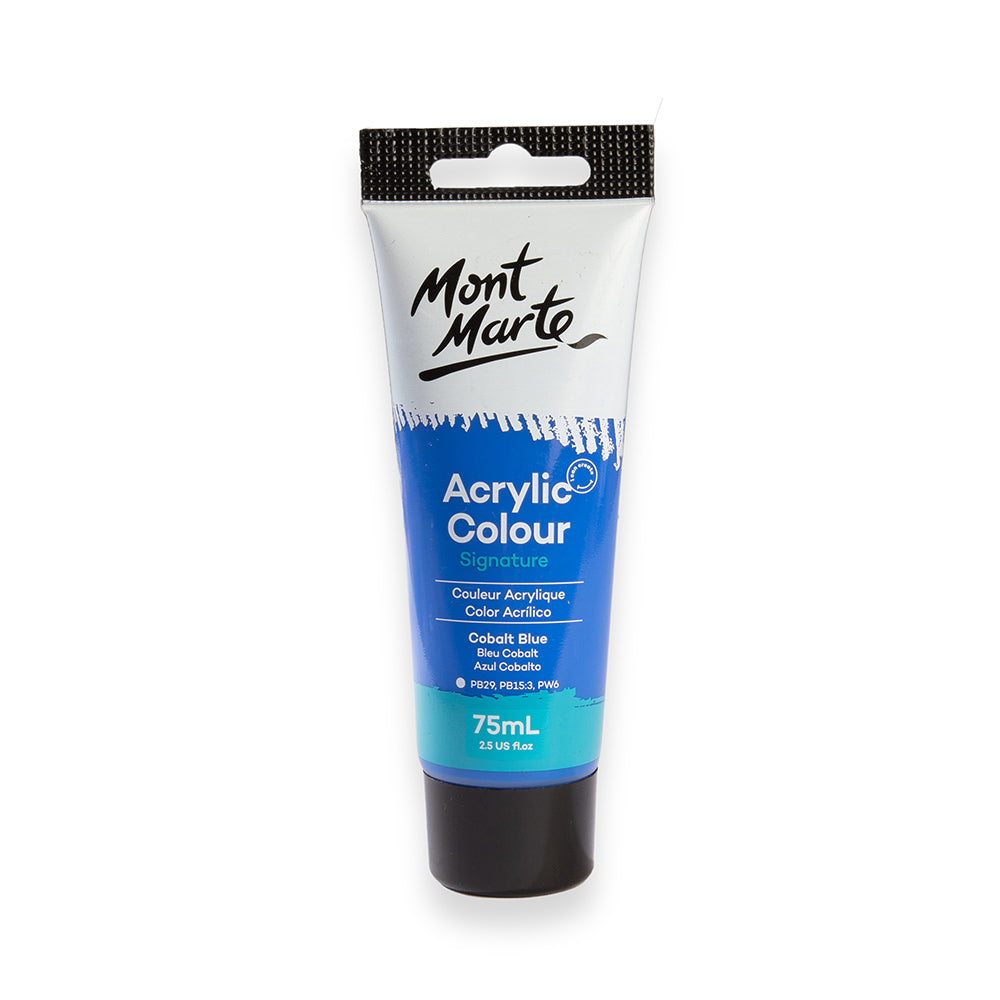 Acrylic Colour Paint Signature 75ml (2.5 US fl.oz) Tube - Cobalt Blue ...