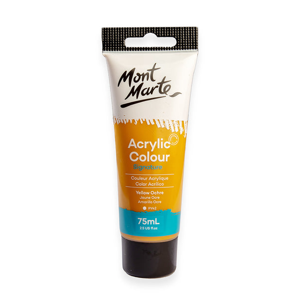 Yellow ochre acrylic paint store