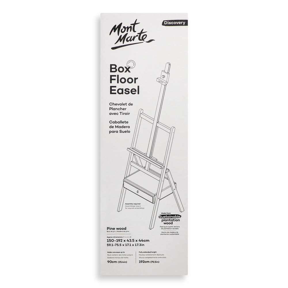 Mont Marte Box Floor Easel Discovery - Pine Wood – Mont Marte Global