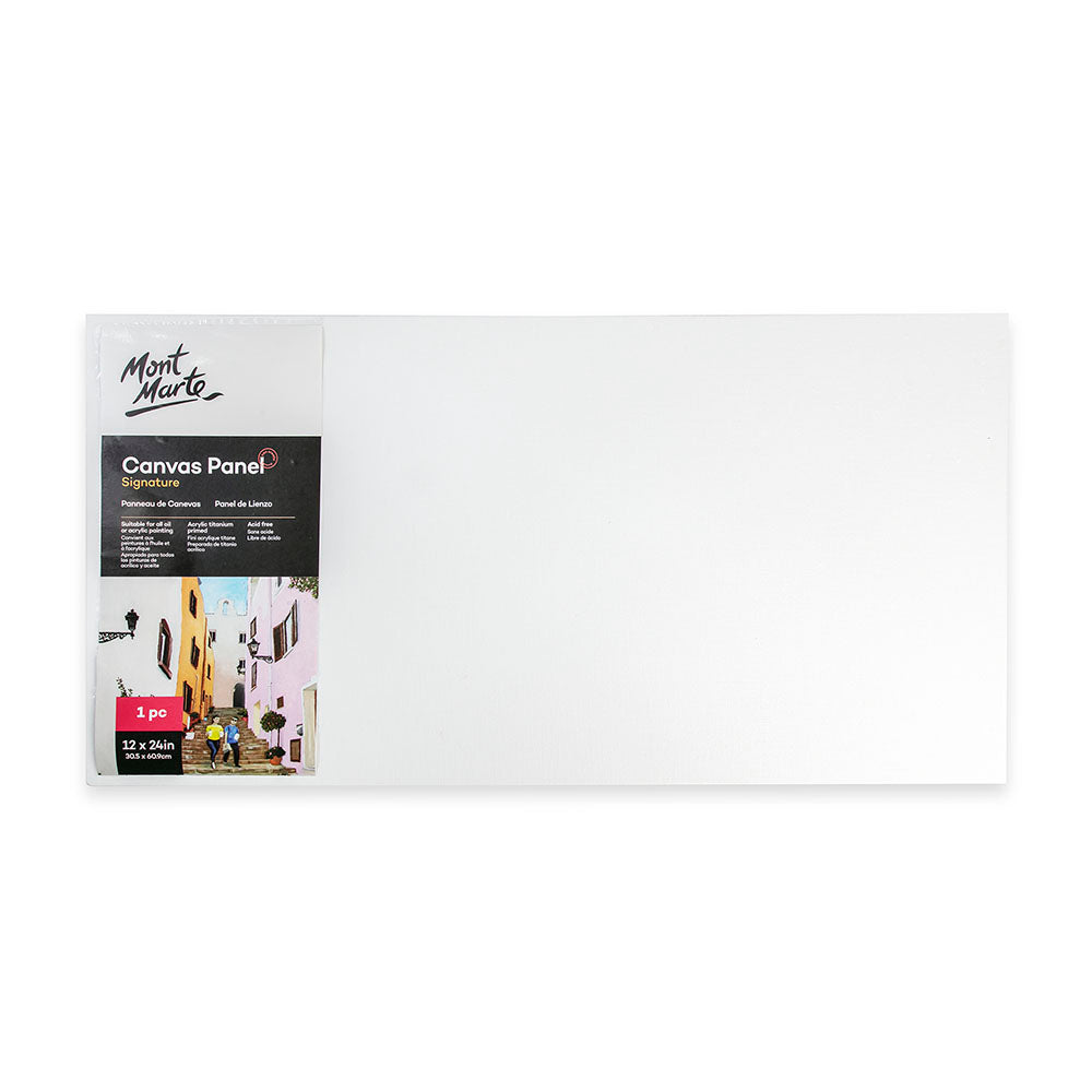 Canvas Panel Signature 1pc 30.5 x 60.9cm (12 x 24in) – Mont Marte Global