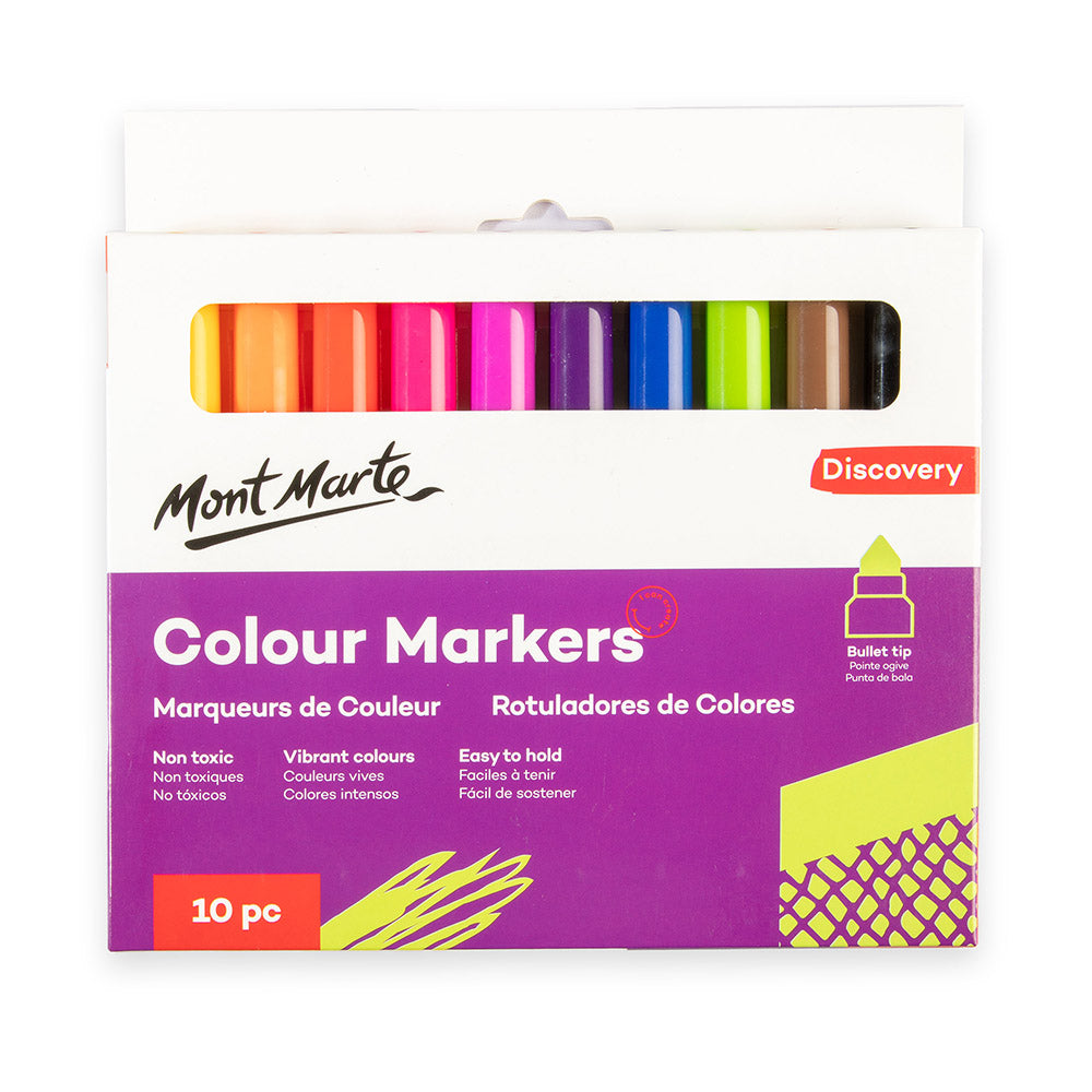Colour Markers Discovery 10pc – Mont Marte Global