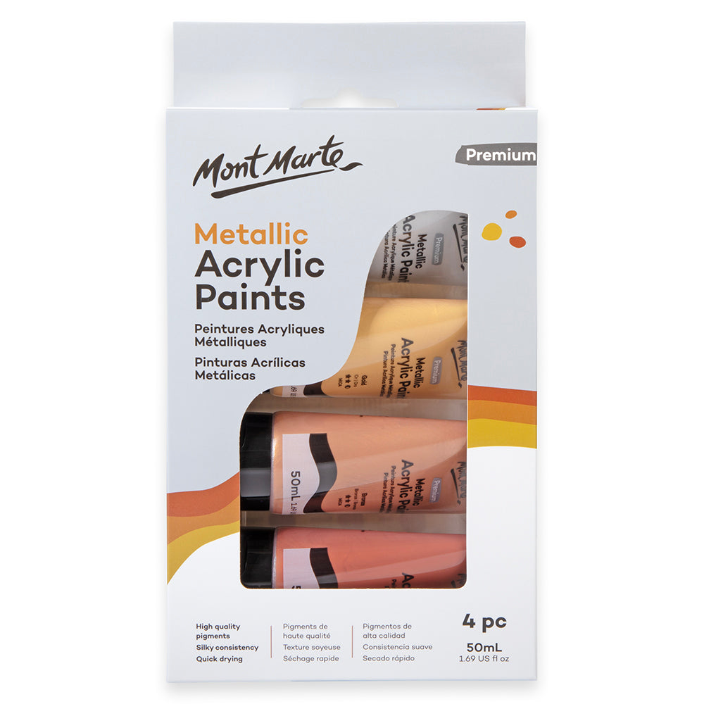 Mont Marte Metallic Acrylic 4pc – Mont Marte Global