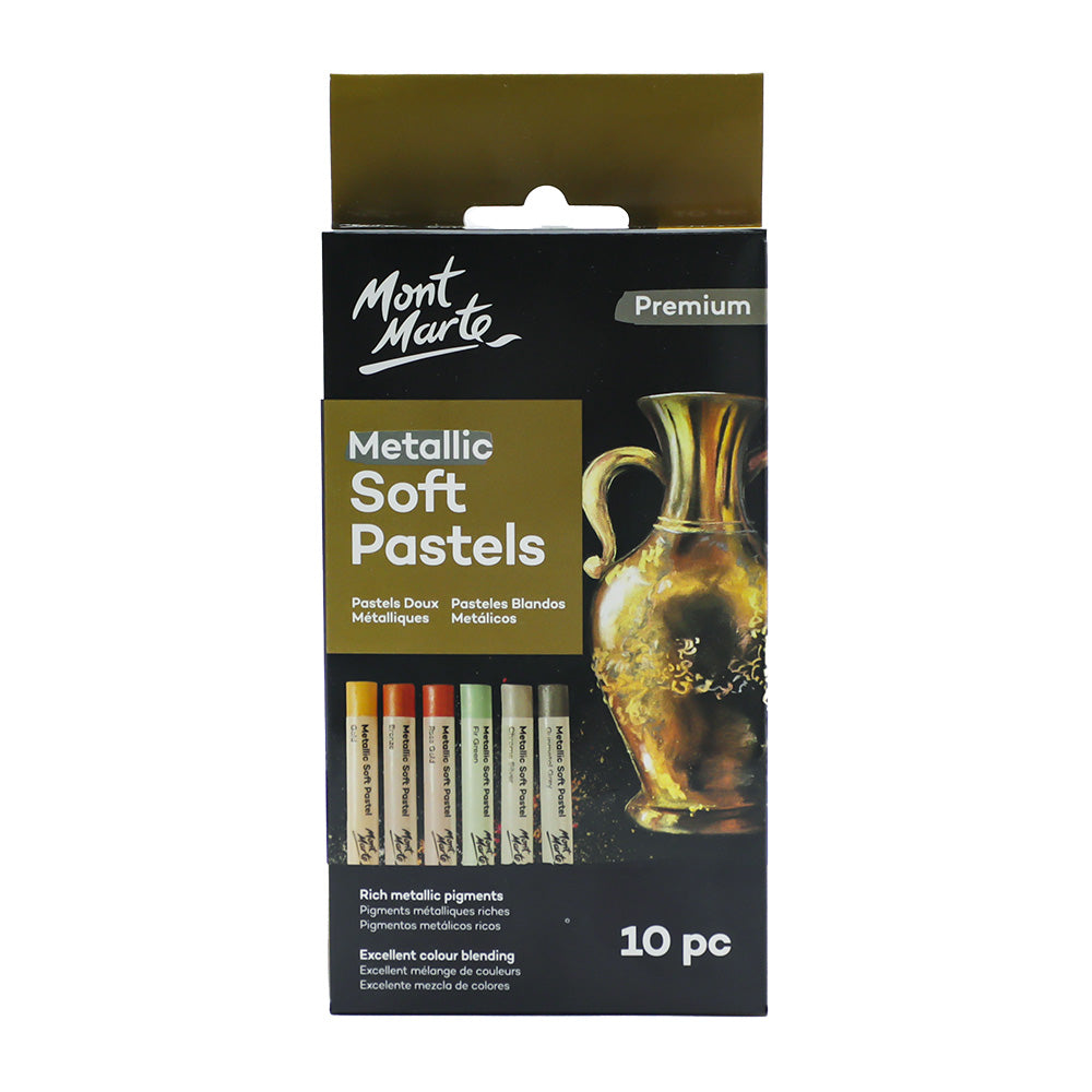 Mont Marte Metallic Soft Pastels Premium 10pc – Mont Marte Global