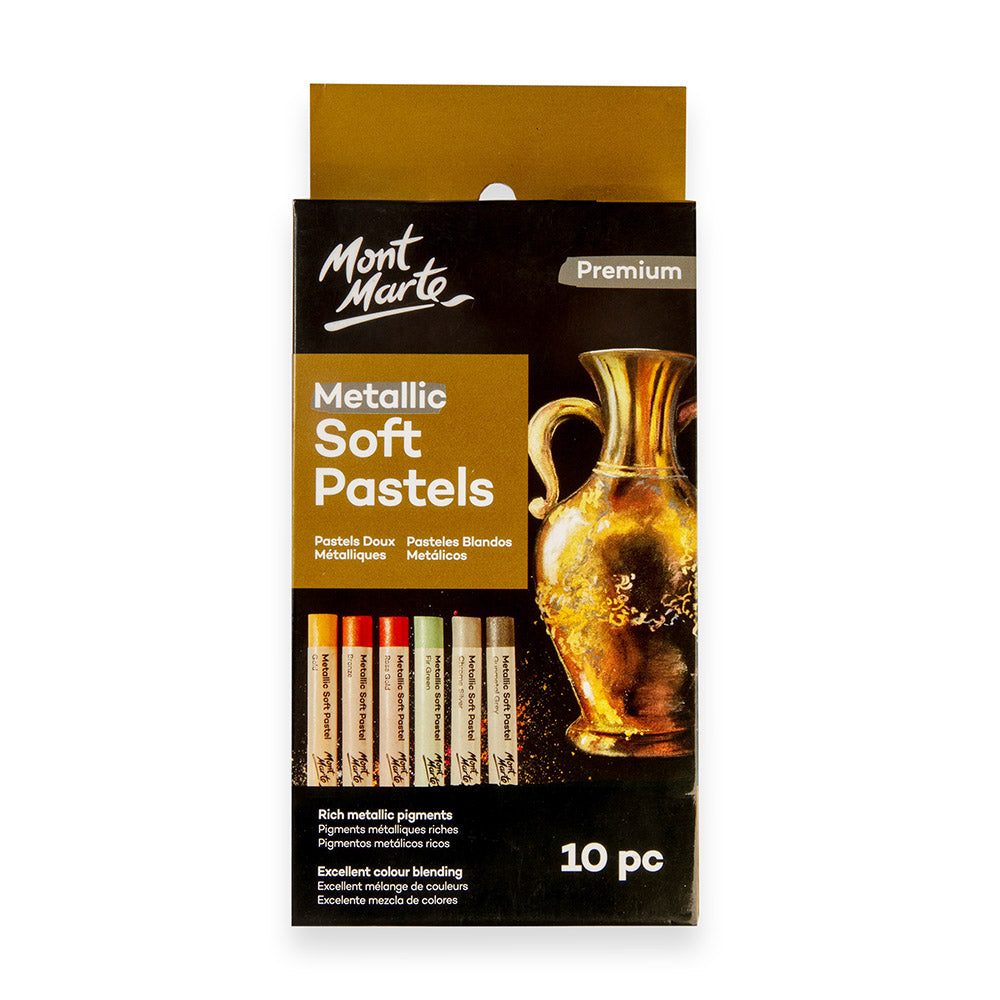 Mont Marte Metallic Soft Pastels Premium 10pc – Mont Marte Global