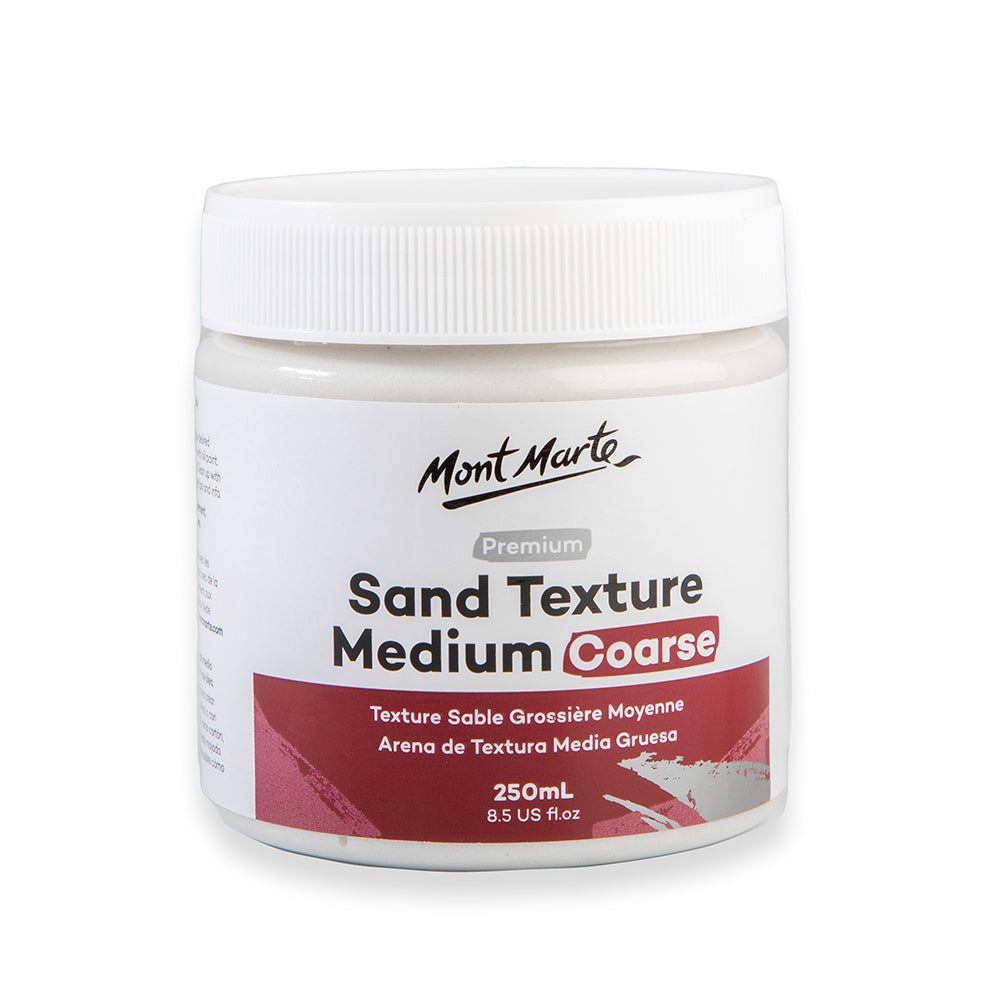 Mont Marte Sand Texture Medium Coarse Premium 250ml (8.5 US fl.oz ...