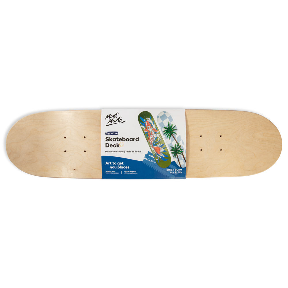Mont Marte Skateboard Deck Signature 80 x 20cm (31.5 x 7.9in) – Mont ...
