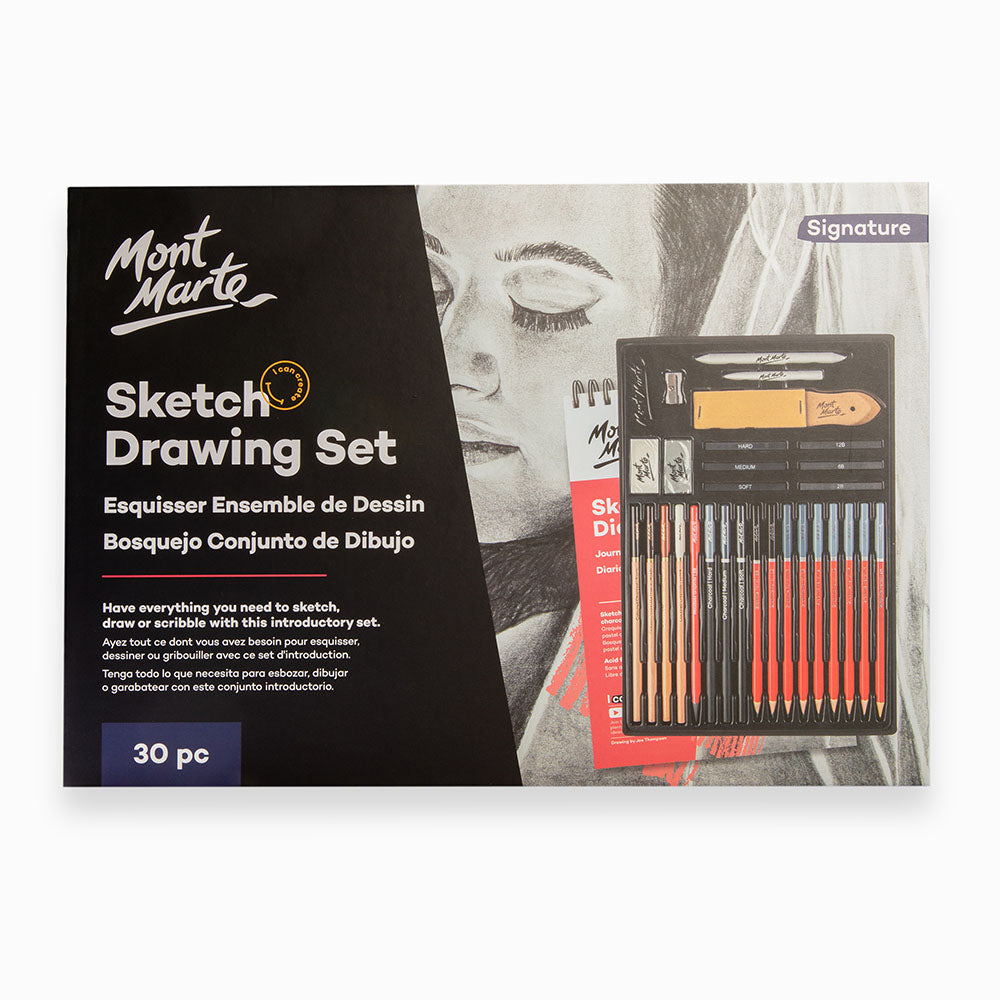 Mont Marte Sketch Drawing Set Signature 30pc – Mont Marte Global