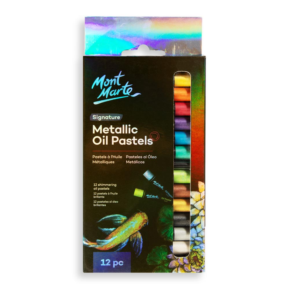 Mont Marte Metallic Oil Pastels Signature 12pc – Mont Marte Global