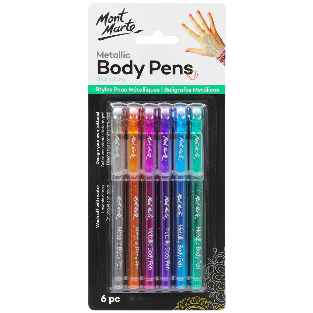 Metallic Body Pens Signature 6pc – Mont Marte Global