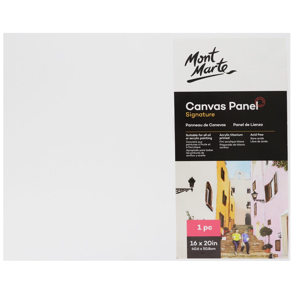 Canvas Panel Signature 1pc 40.6 x 50.8cm (16 x 20in) – Mont Marte Global