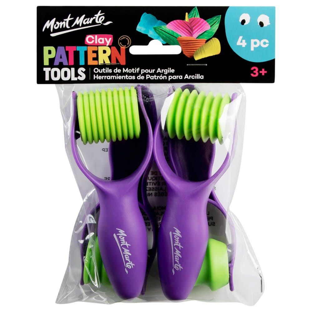 Clay Pattern Tools 4pc – Mont Marte Global