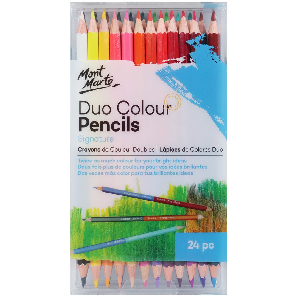 Duo Colour Pencils Signature 24pc – Mont Marte Global